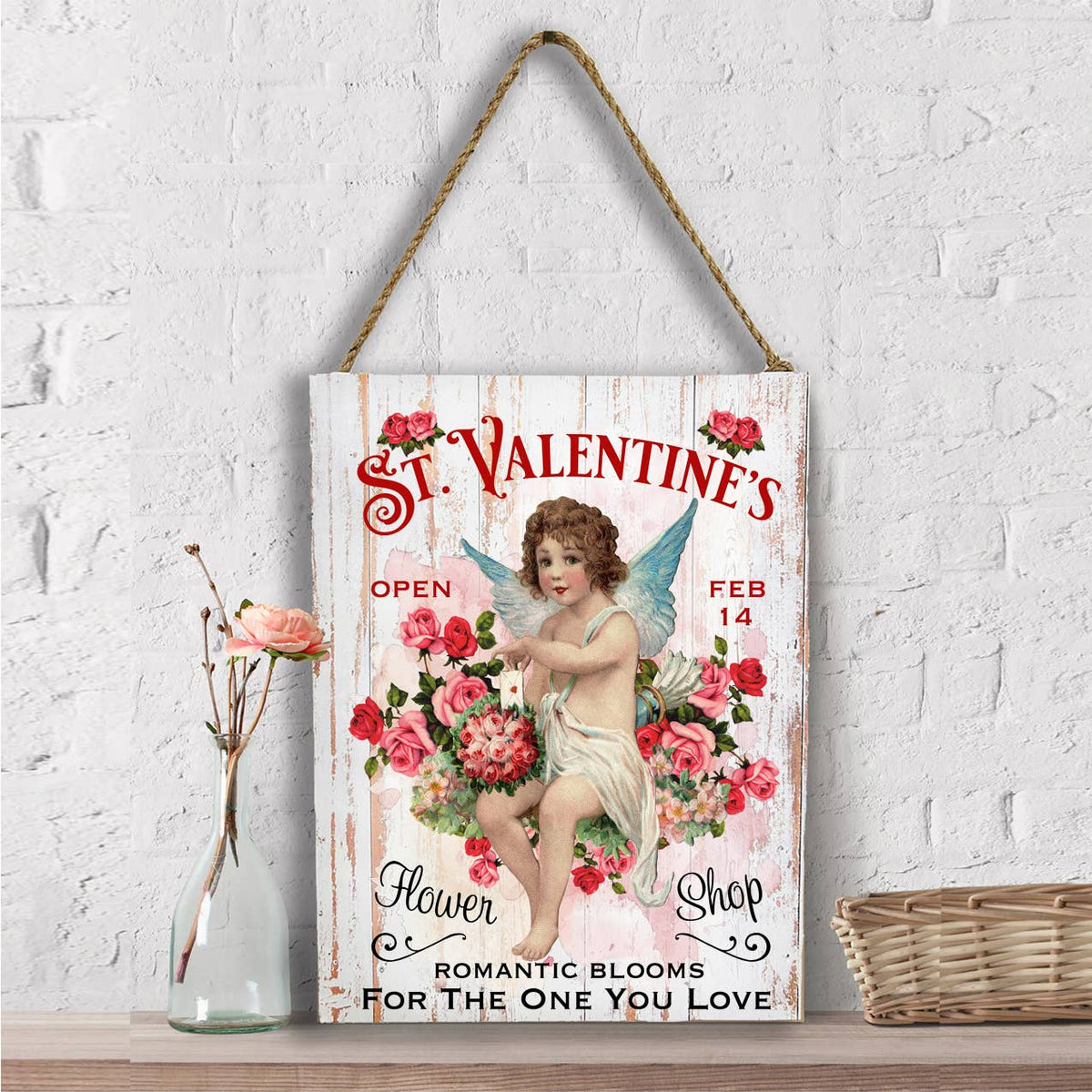 Vintage Cupid Angel St. Valentine's Wall Decor — Avery Lane Gifts