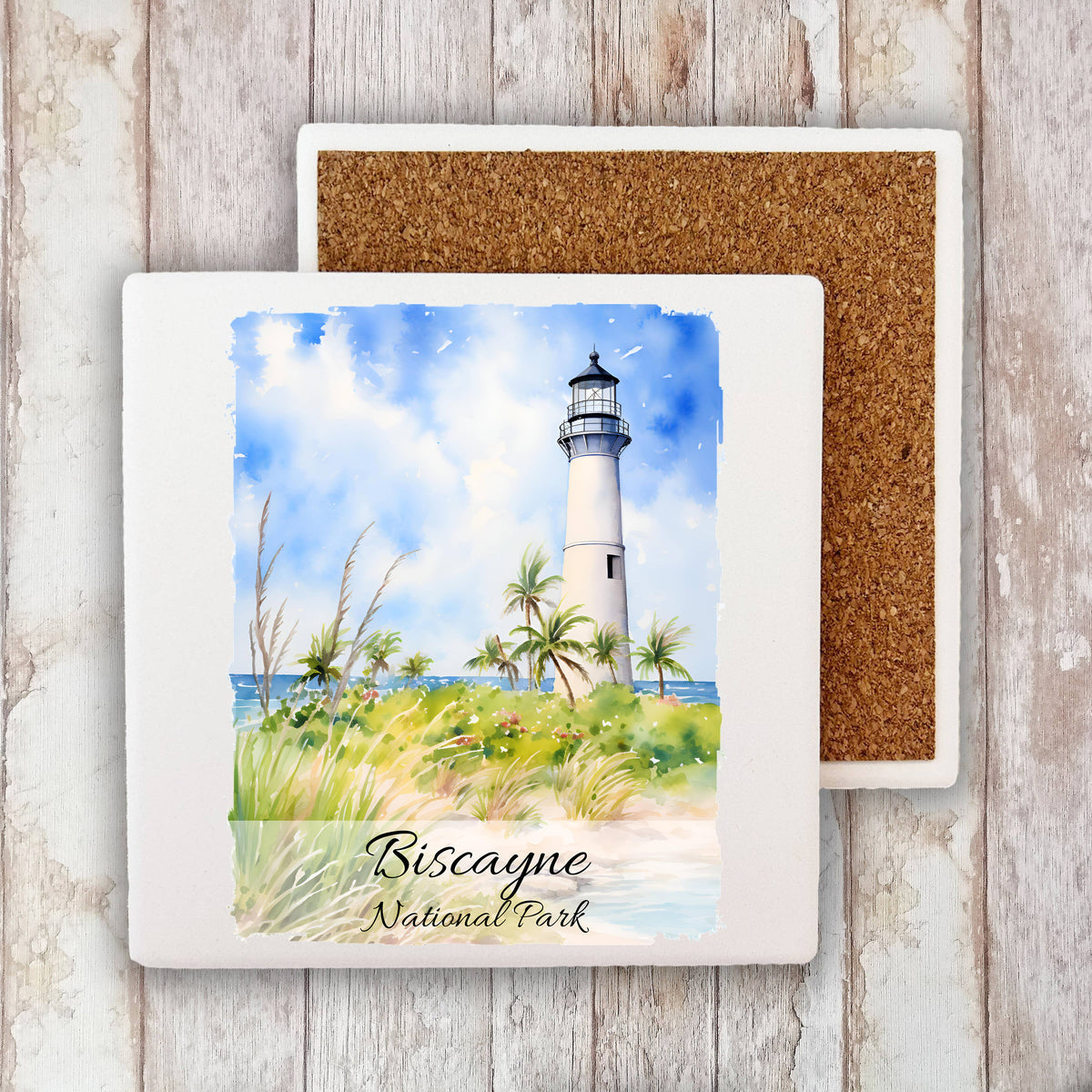Biscayne National Park Florida Keys Stone Coaster — Avery Lane Gifts