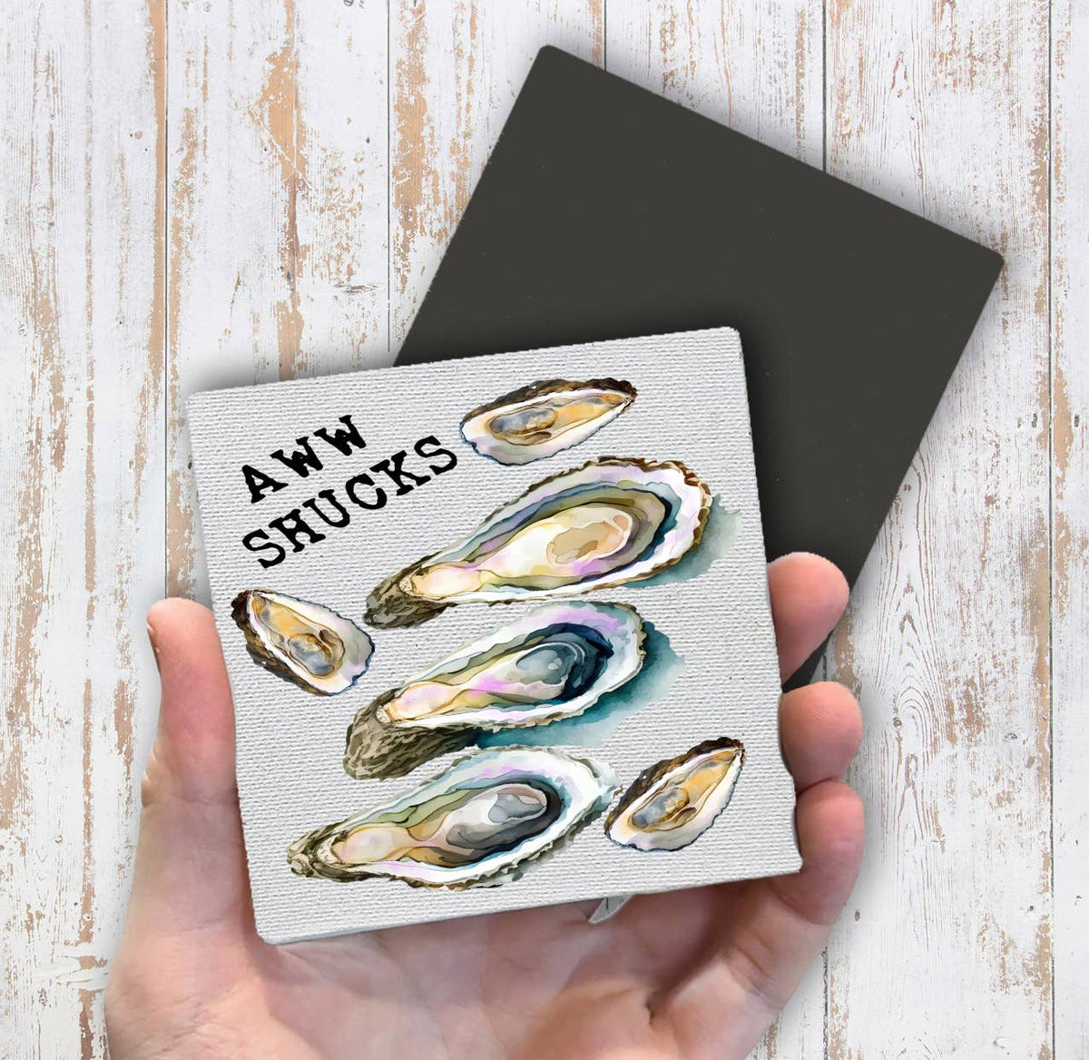 Oysters Aw Shucks Coastal Beach Magnet Fridge — Avery Lane Gifts