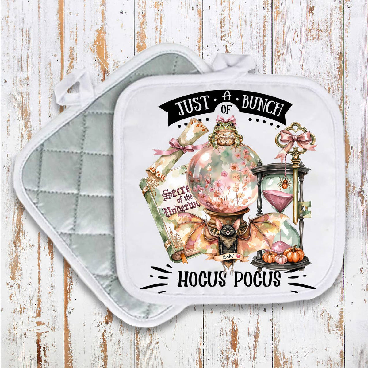 Halloween Bunch of Hocus Pocus Pot Holder Oven Mitt — Avery Lane Gifts