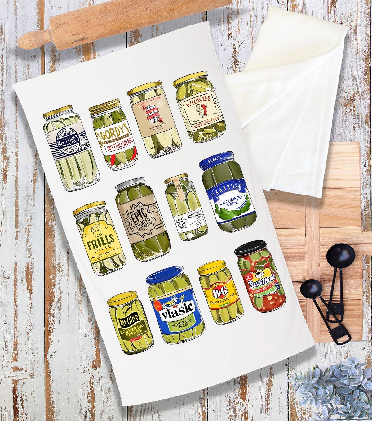 Pickles Vintage Pickles Terry Cloth Towel — Avery Lane Gifts